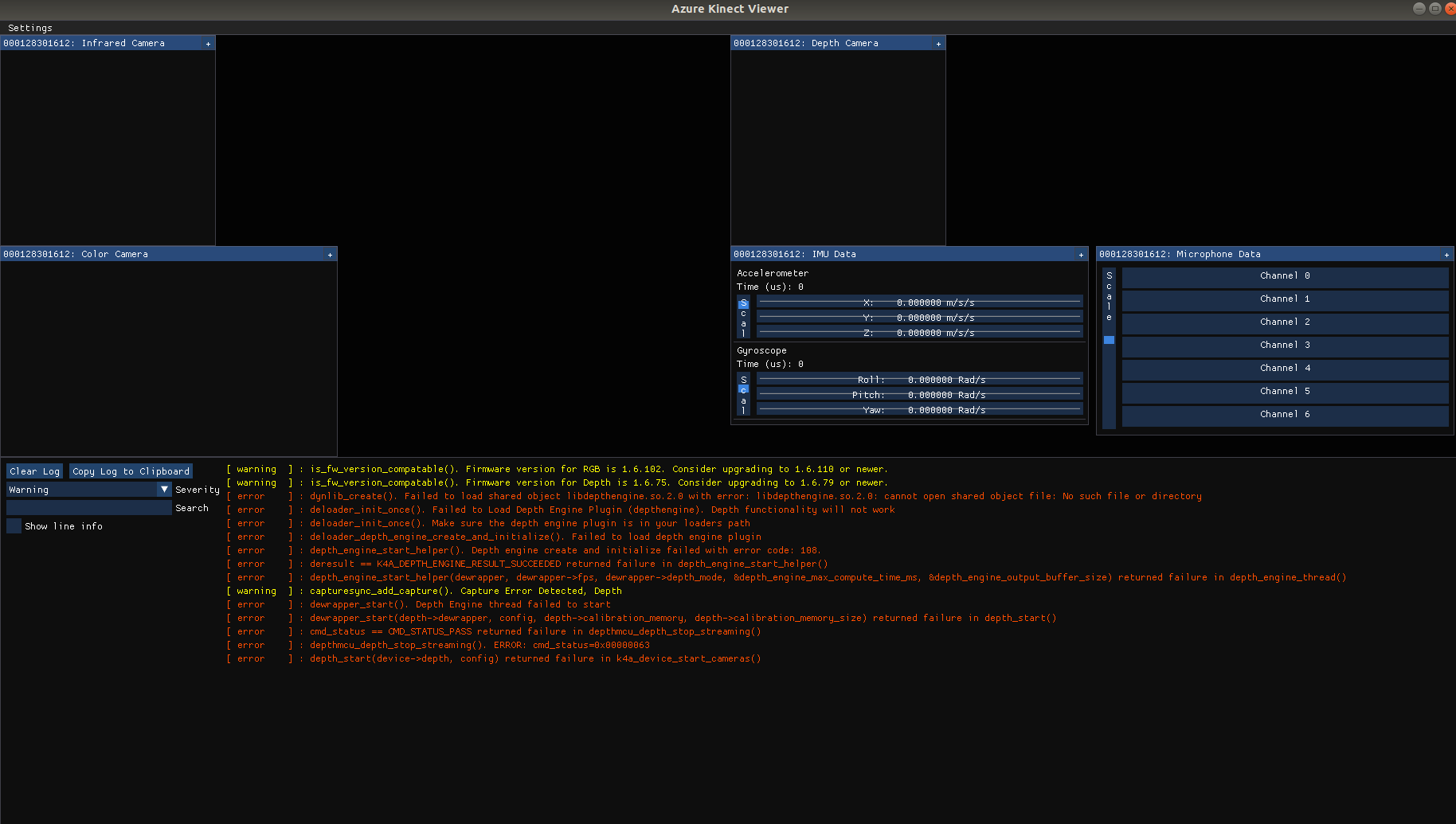 Linux libdepthengine.so.2.0 · Issue #1403 · microsoft/Azure-Kinect-Sensor-SDK · GitHub