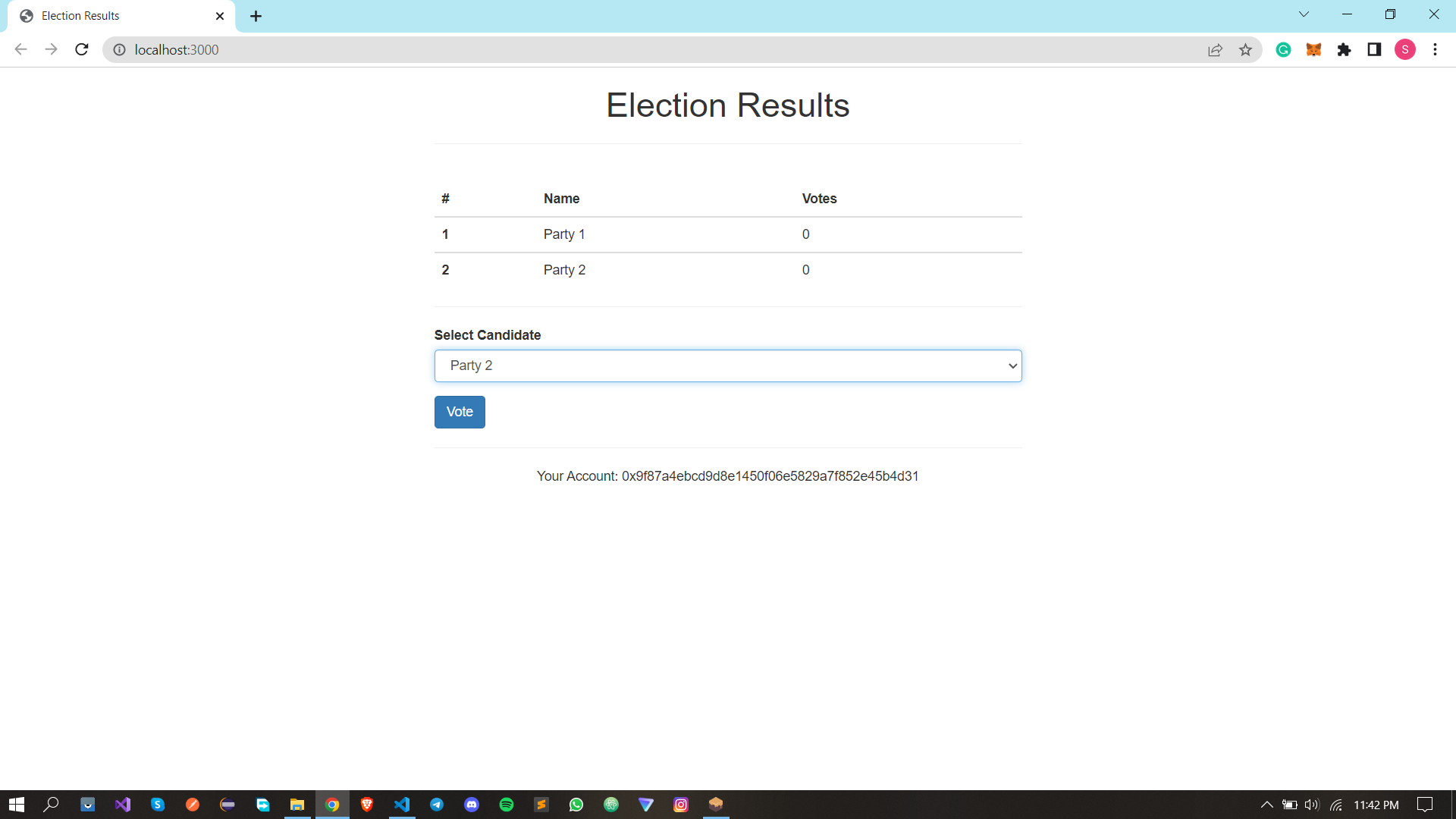 GitHub - yashsangolkar/blockchain-online-voting-system