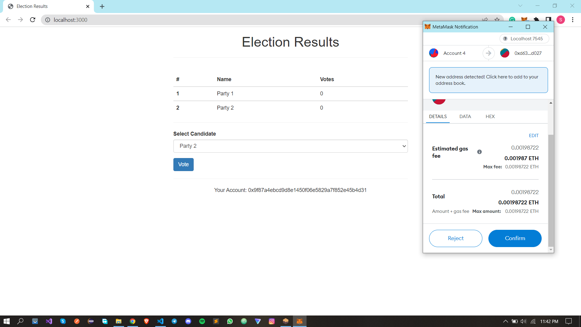 GitHub - yashsangolkar/blockchain-online-voting-system