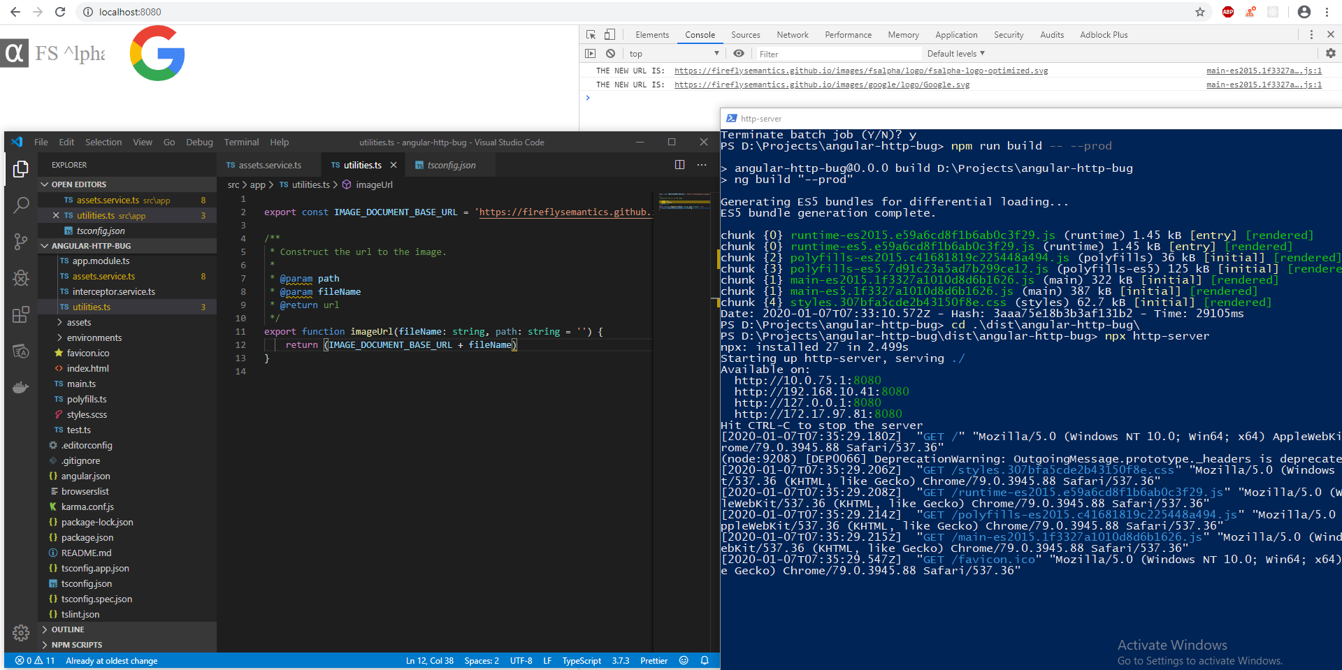 The HttpClient prefixes absolute URLs with the value of the base attribute · Issue #34645 ...