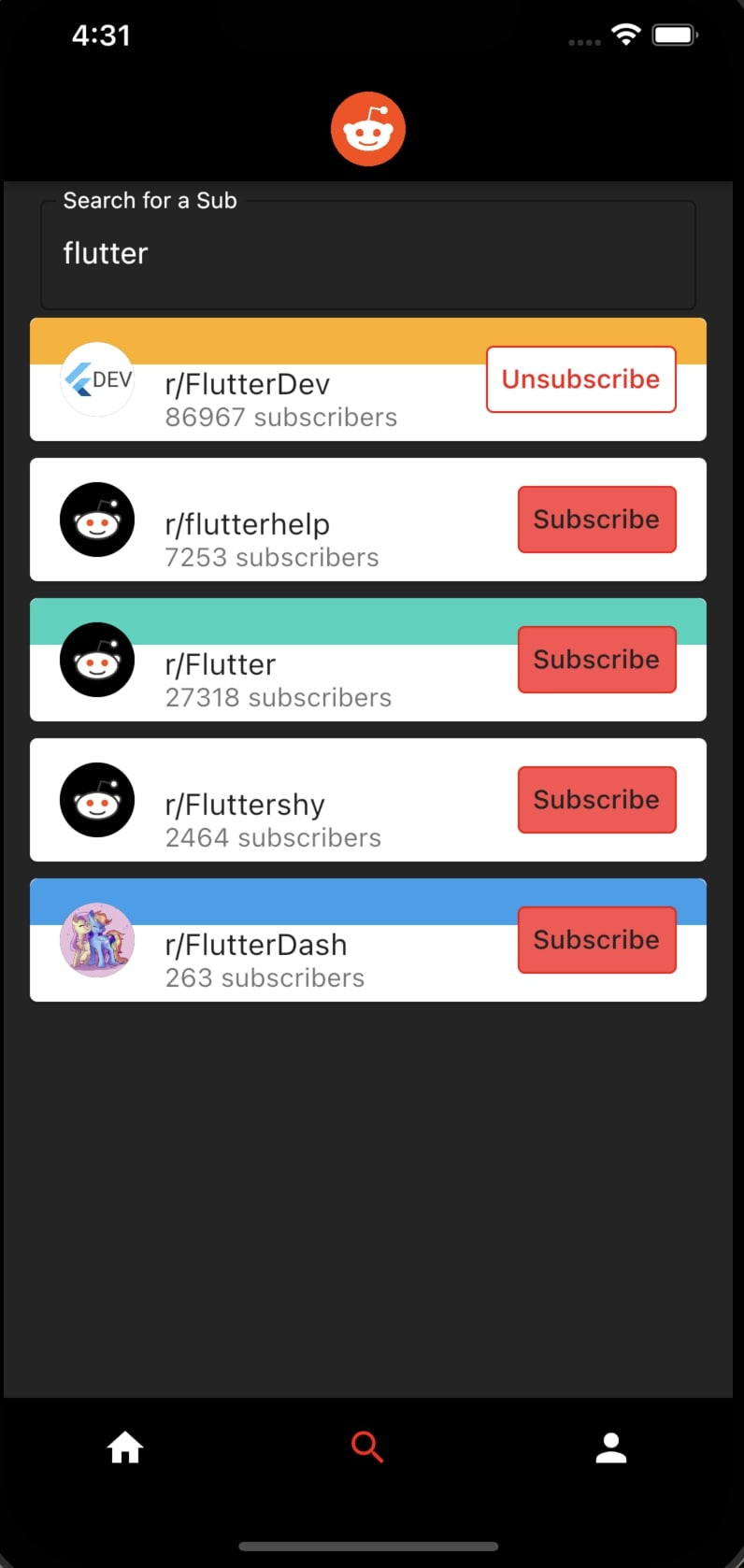 GitHub - pierrebittou/Reddit_Browser_App_Flutter: A flutter app using Reddit API to fetch data ...