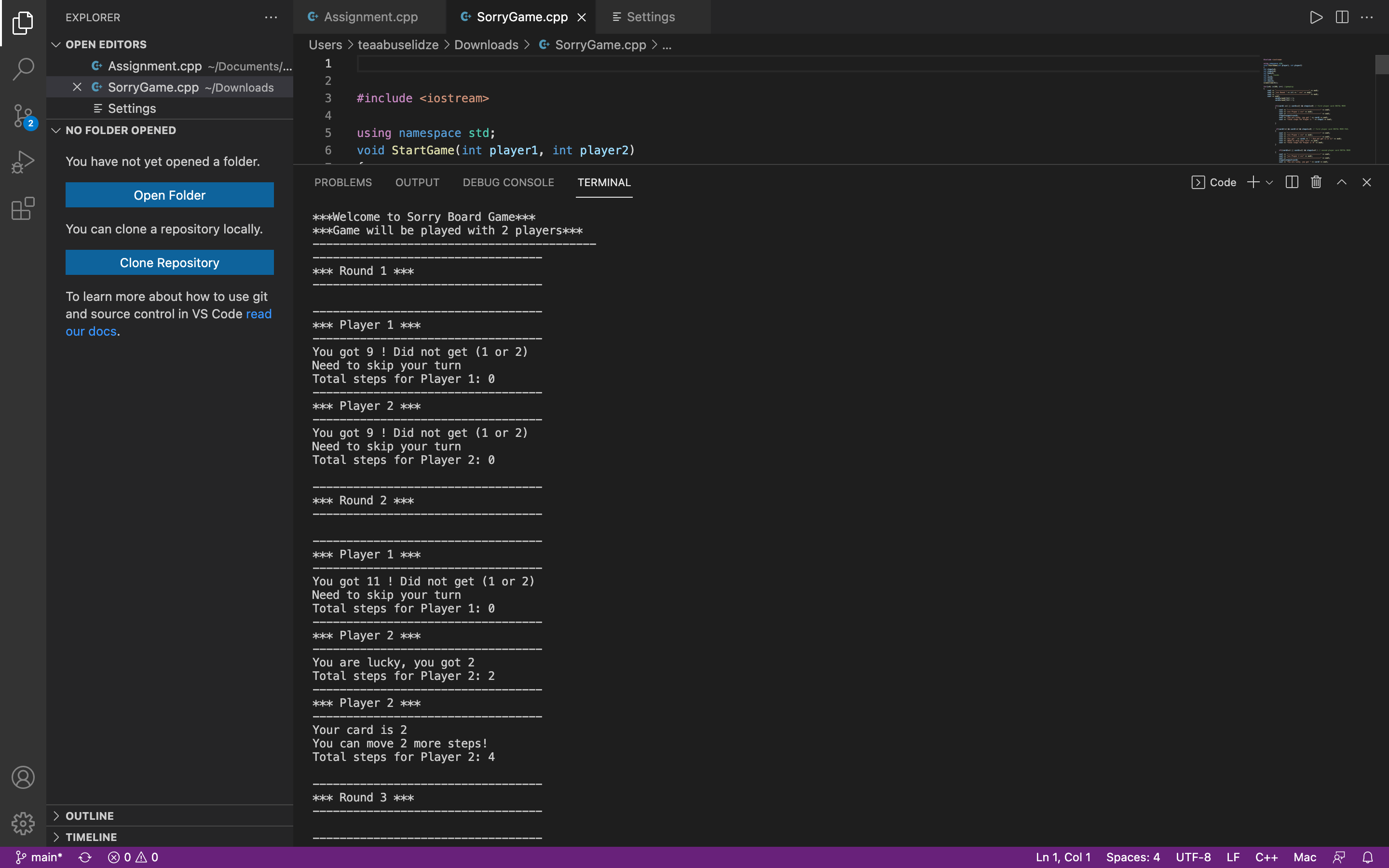 GitHub - ttaxzn/SorryGame: Sorry! Game