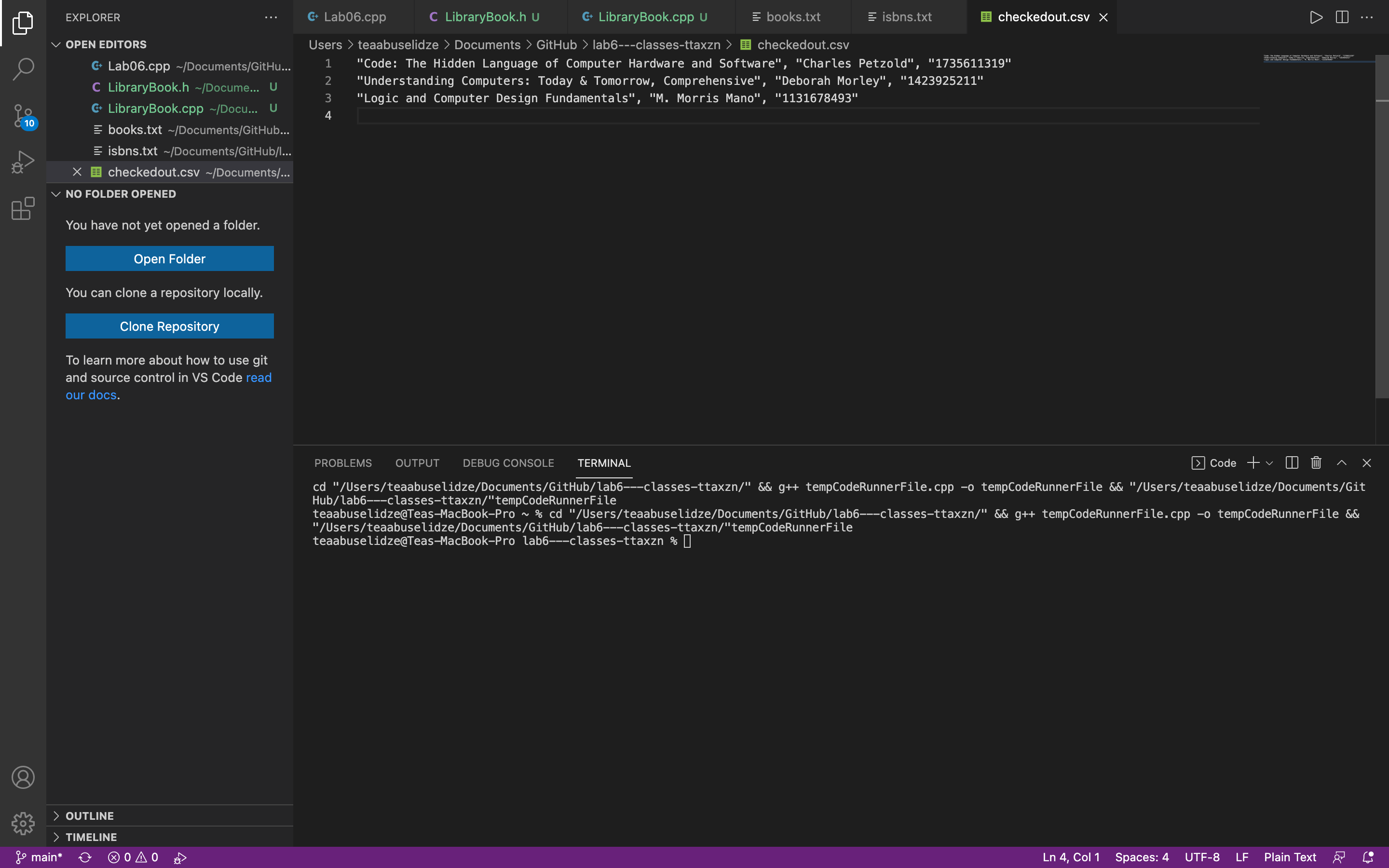 GitHub - ttaxzn/LibraryInventory