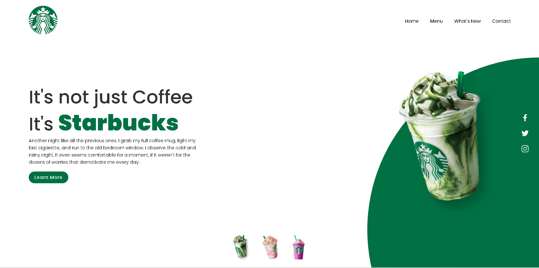 GitHub - IgorSilveira09/starbucks-page: Landing page do Starbucks