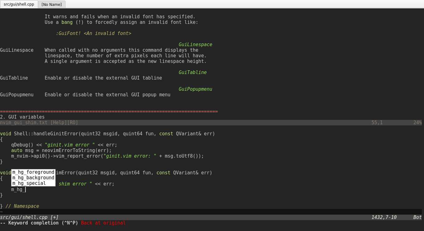Screenshots · Issue #402 · equalsraf/neovim-qt · GitHub