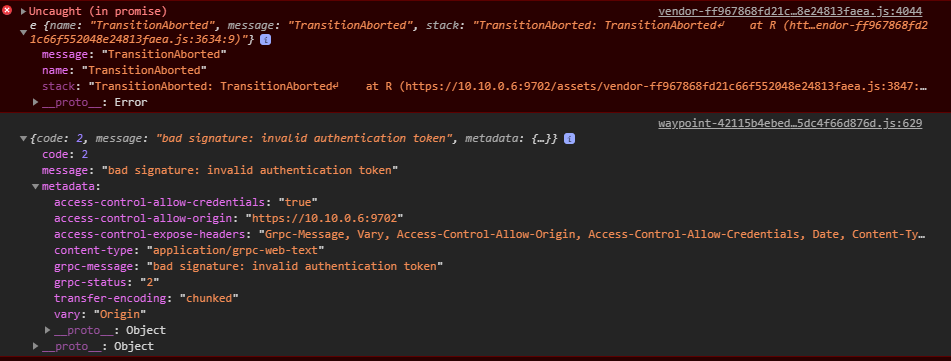 Message: unknown key: invalid authentication token · Issue #726 · hashicorp/waypoint · GitHub