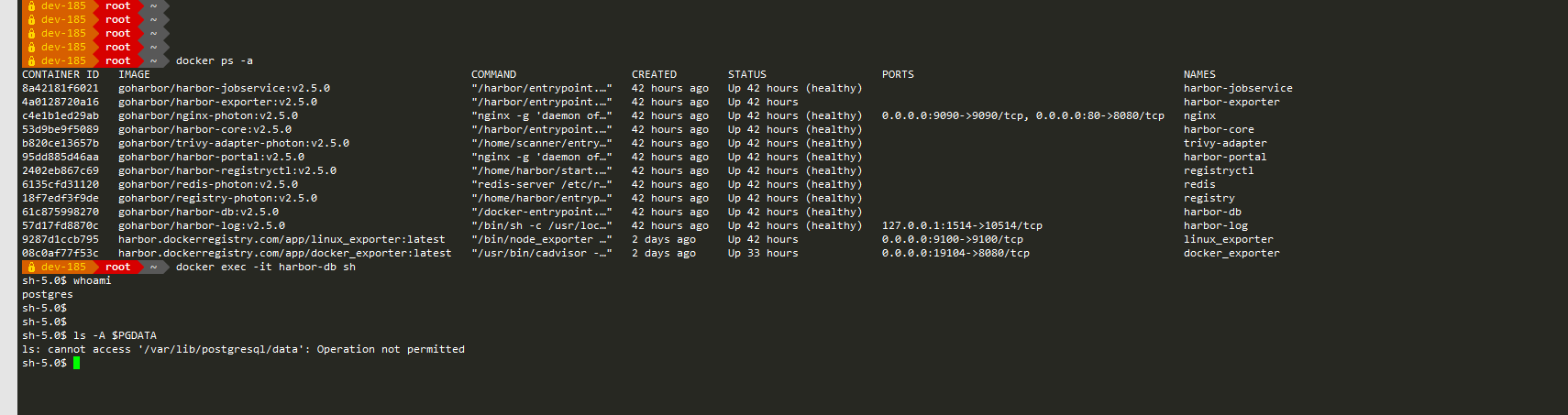 db error · Issue #16734 · goharbor/harbor · GitHub