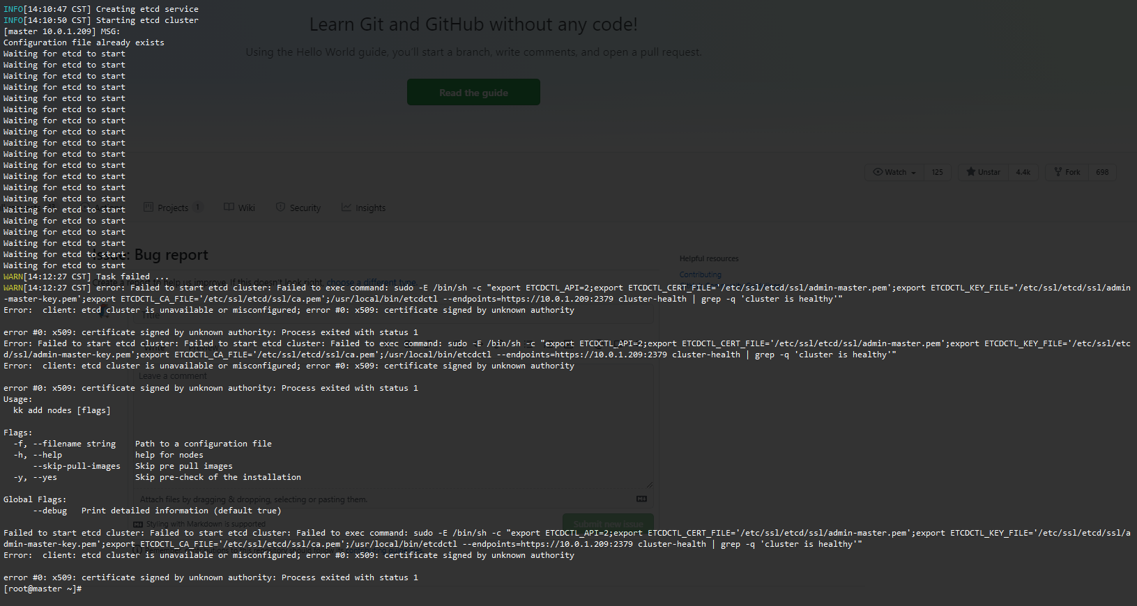 ks3.0 节点扩容报错 · Issue #3124 · kubesphere/kubesphere · GitHub