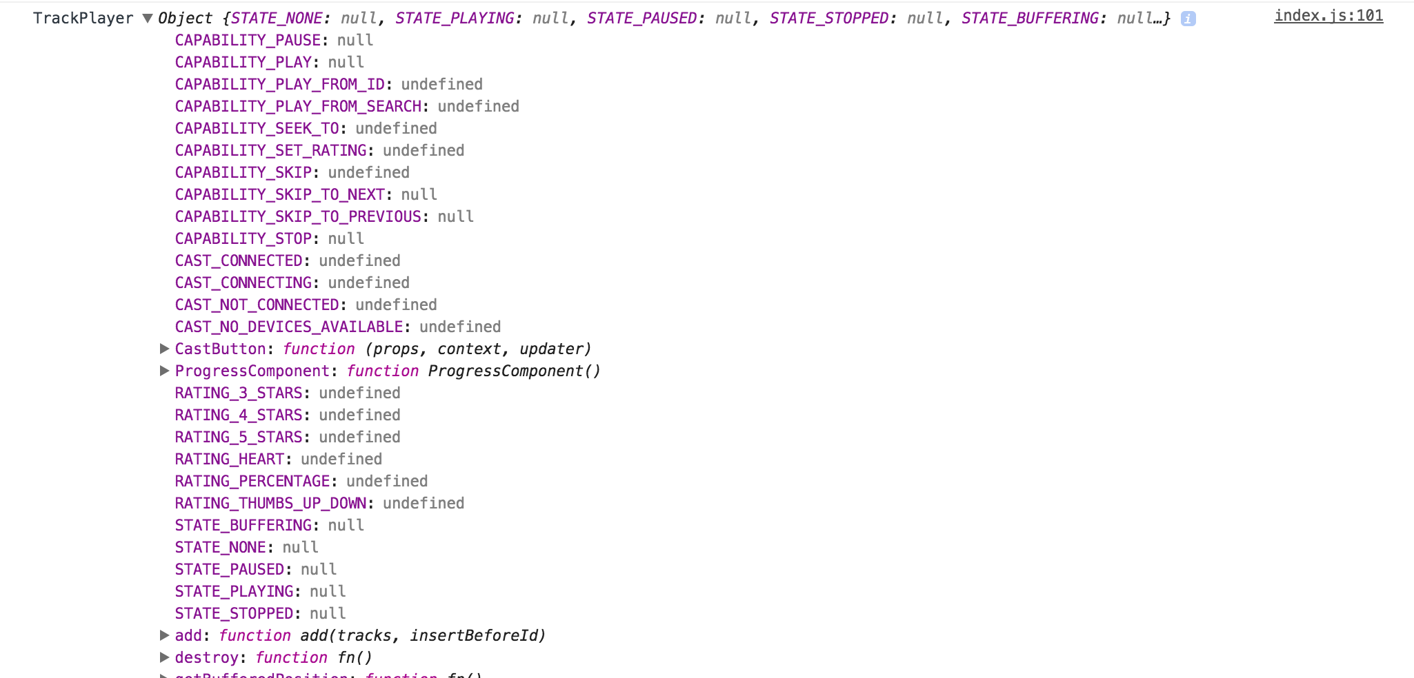 TrackPlayer.STATE_PLAYING being null · Issue #141 · doublesymmetry ...
