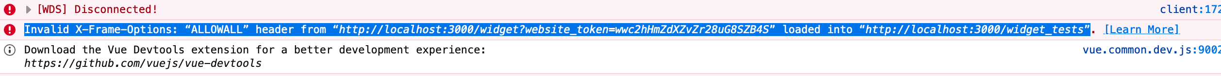 X-Frame-options has invalid value "ALLOWALL" · Issue #704 · chatwoot ...