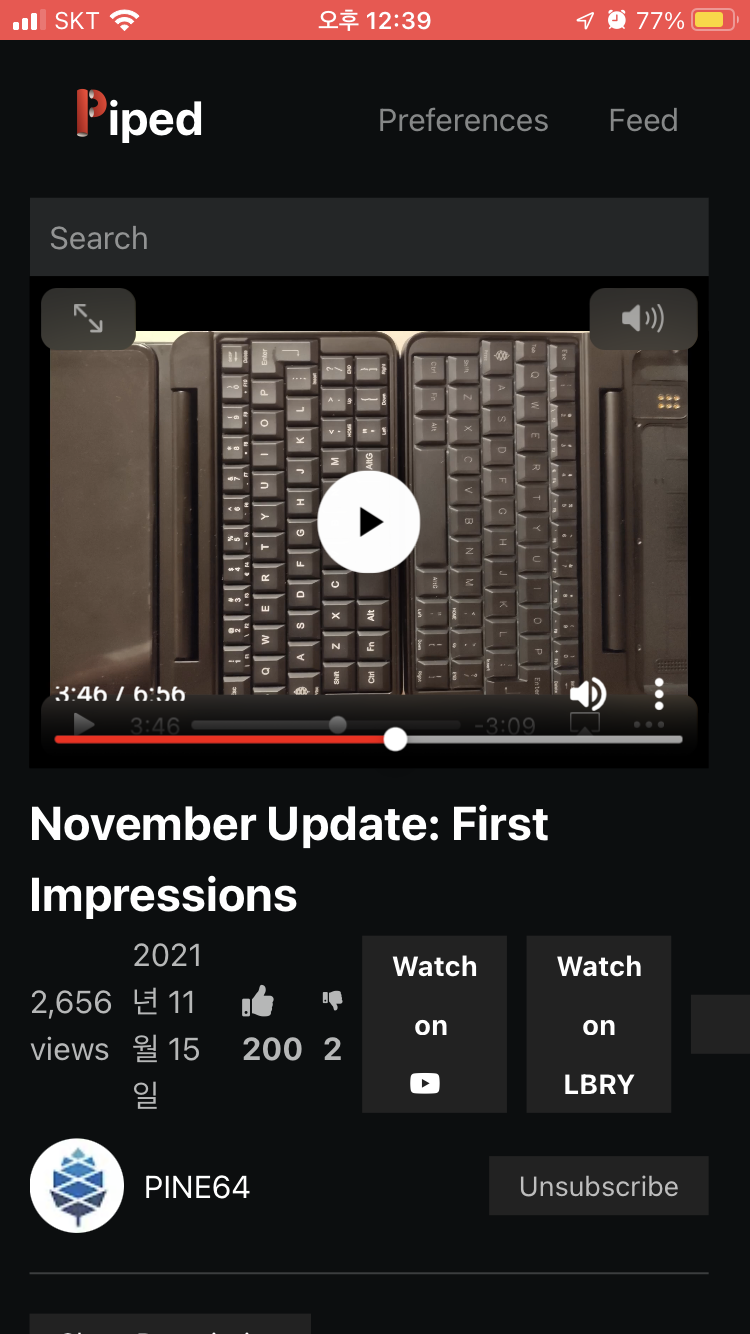 Duplicated video bar on ios · Issue #633 · TeamPiped/Piped · GitHub