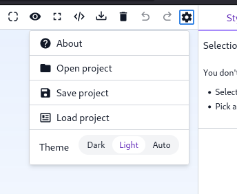 Feature request: light theme for Silex editor · Issue #1527 · silexlabs/Silex · GitHub
