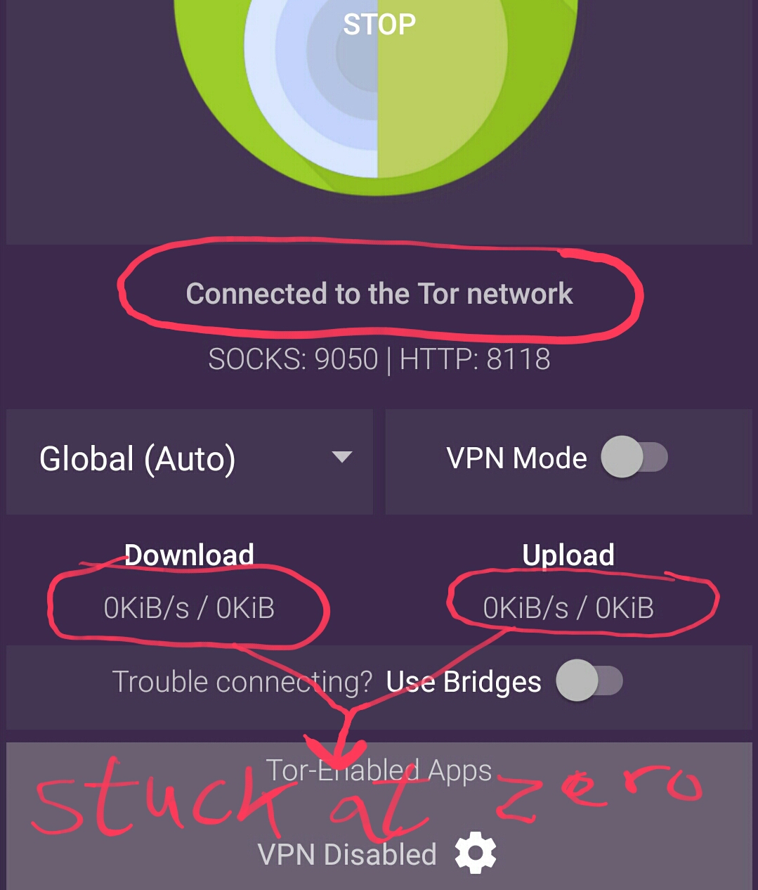 Orbot stuck while starting · Issue #656 · guardianproject/orbot-android · GitHub