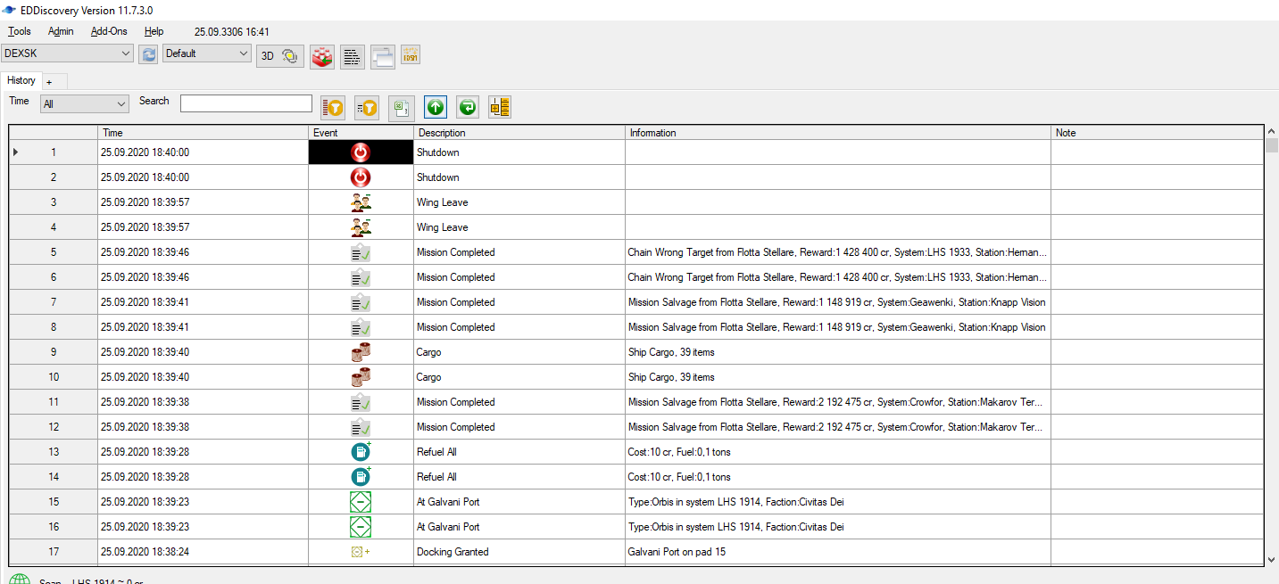Trouble with initial history display after startup, duplicate history entries, release 11.7.0 ...