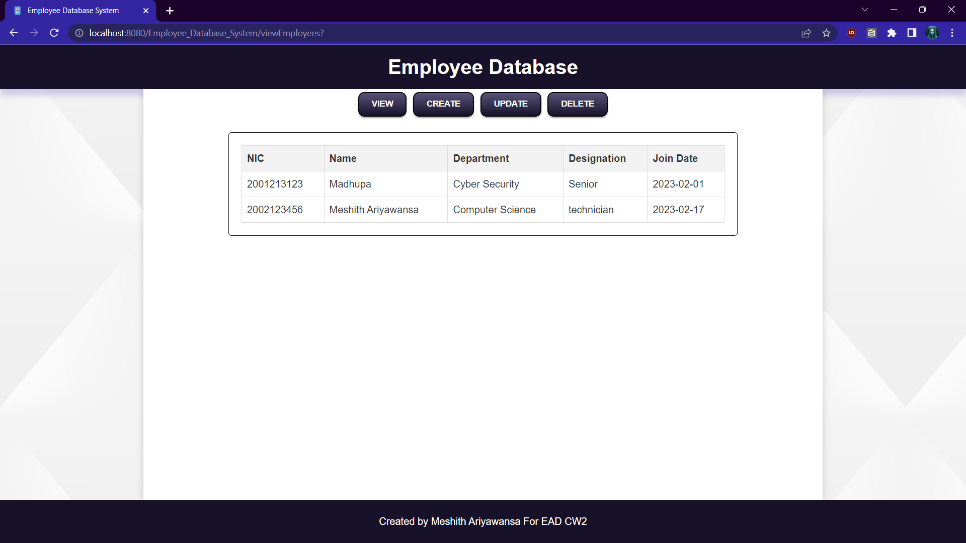 GitHub - Meshydra/Employee-Database-System: An Employee-Database-System is a web application ...