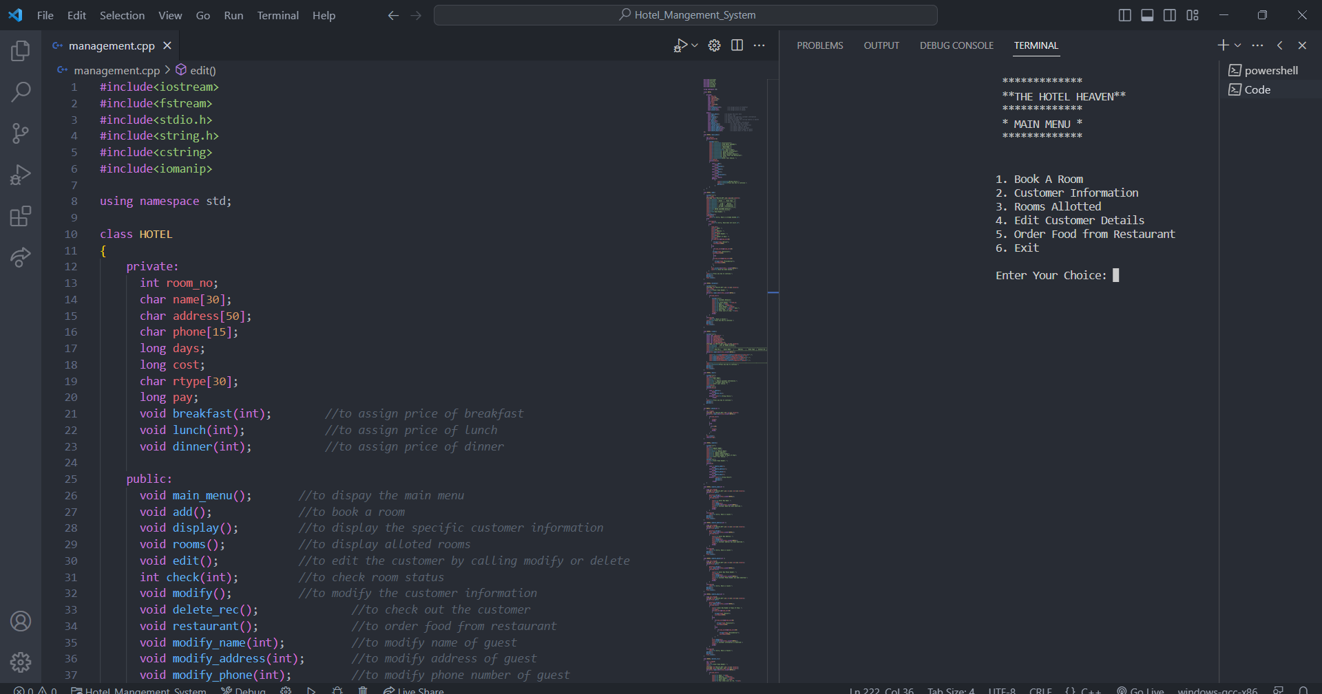 GitHub - vanisaxena/Hotel-Management-System