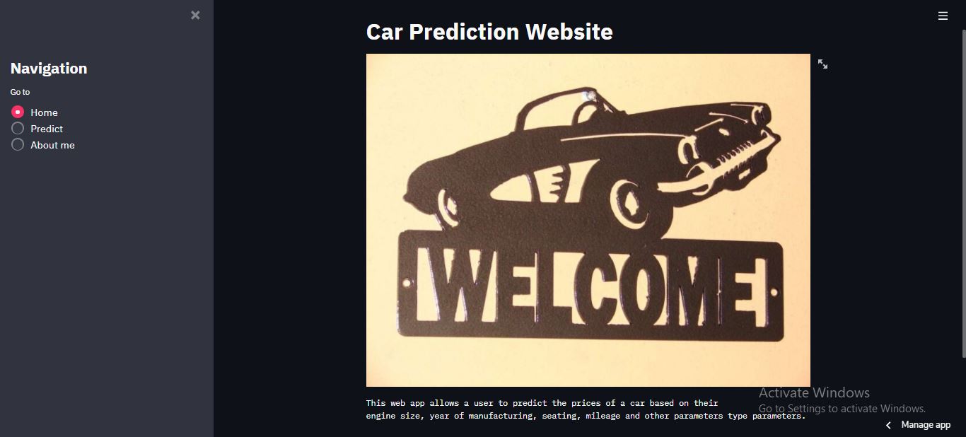 GitHub - km-07/Car_Price_Prediction: This Web App uses ML model trained ...