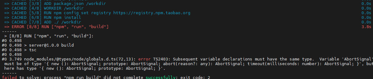 docker compose up failed: TS2403 · Issue #31 · YuqiHuai/SORA-SVL · GitHub
