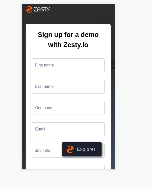 Edits to short form landing page on mobile · Issue #390 · zesty-io/website · GitHub