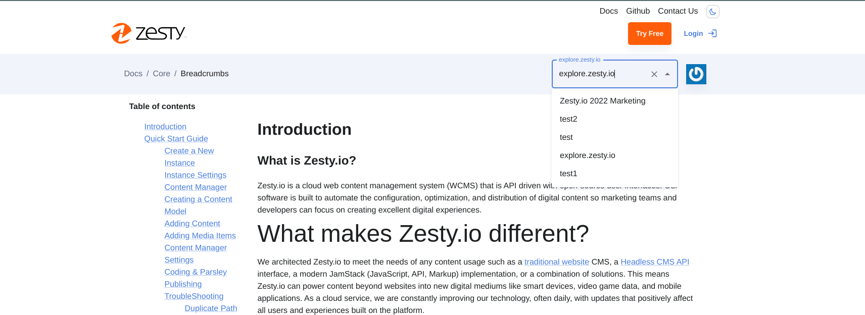Website Instance Selector · Issue 514 · Zesty Iowebsite · Github 5772