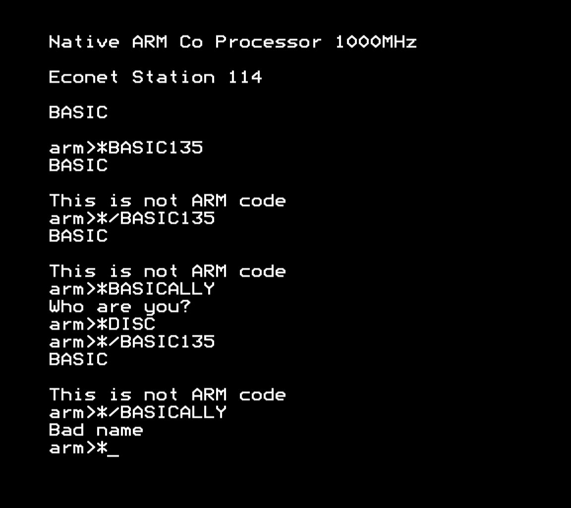 Native ARM - *BASICxxxx bug · Issue #77 · hoglet67/PiTubeDirect · GitHub