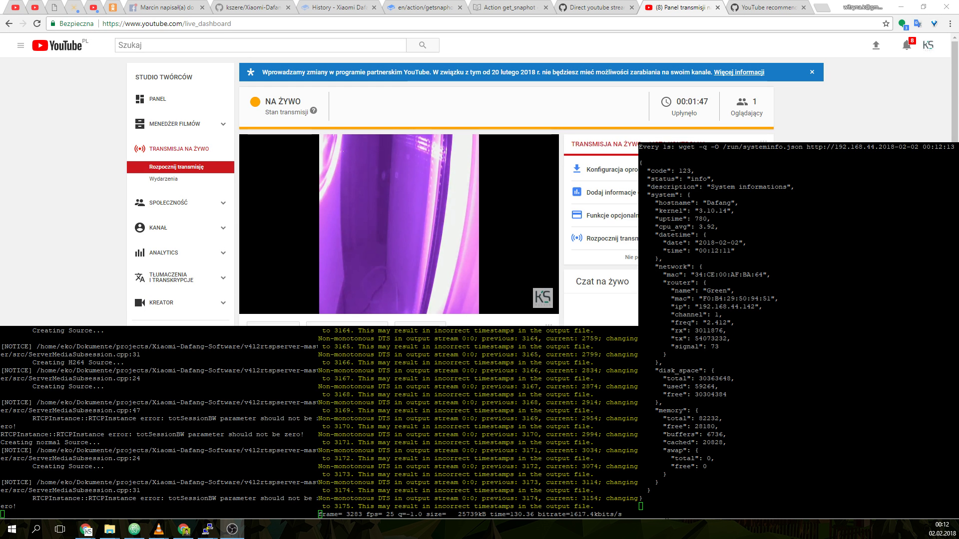 Streaming to YouTube · Issue #49 · EliasKotlyar/Xiaomi-Dafang-Hacks ...