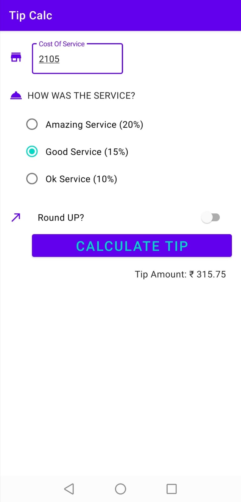 GitHub - Amitkumar345/TipCalculator