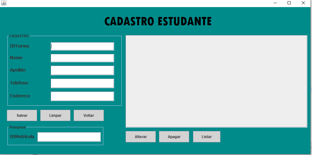 GitHub - cacildoerasmo/Java-Swing: Projecto feito em java swing com ...