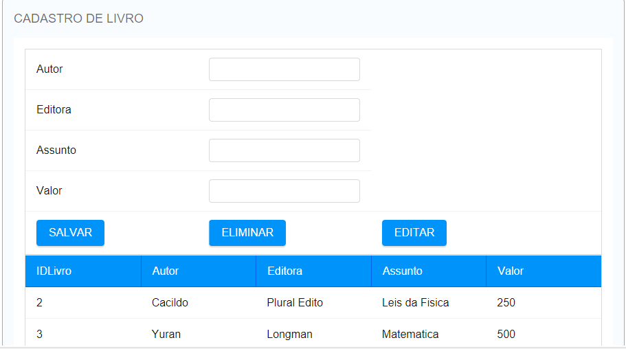 GitHub - cacildoerasmo/Java-ZK: Projecto de livraria feito em java com ...