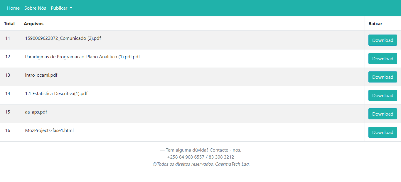 GitHub - cacildoerasmo/Publicar-arquivo: Sistema Web para publicar arquivos.