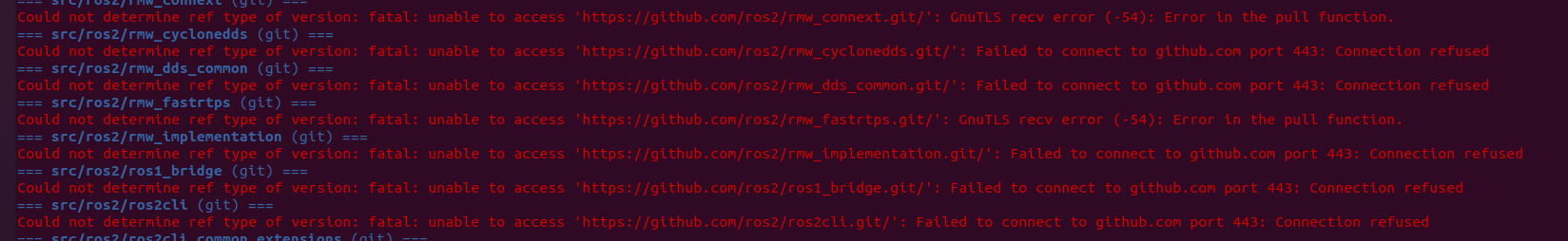 Problem with vcs import src