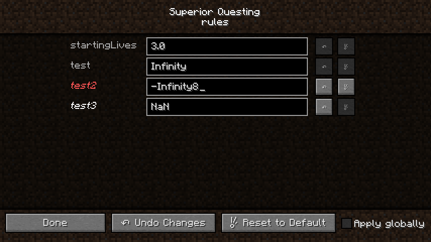 Remove/fix the broken typing restriction in configuration entries ...