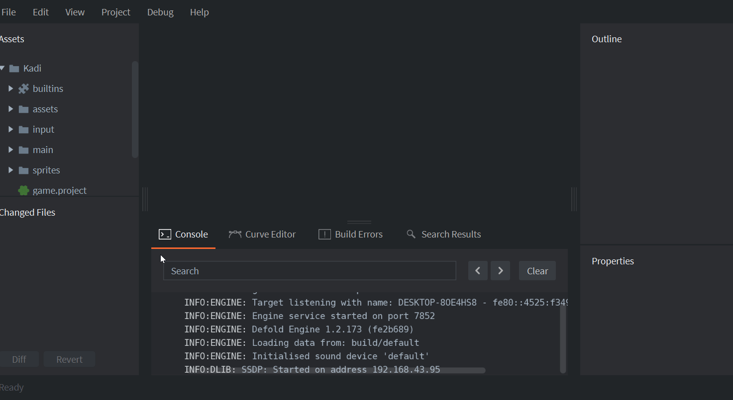Clicking on the last in console tab · Issue #5219 · defold/defold · GitHub