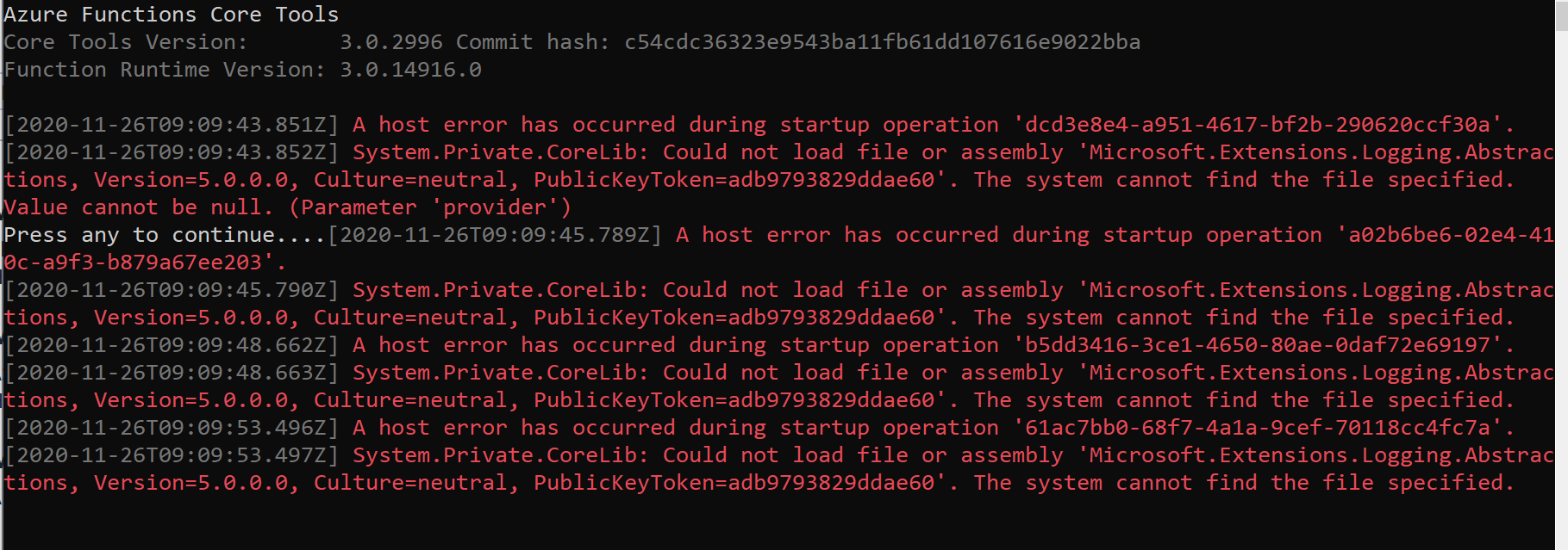 Adding 'Microsoft.Extensions.Http' causes functions to fail at runtime · Issue #6946 · Azure ...