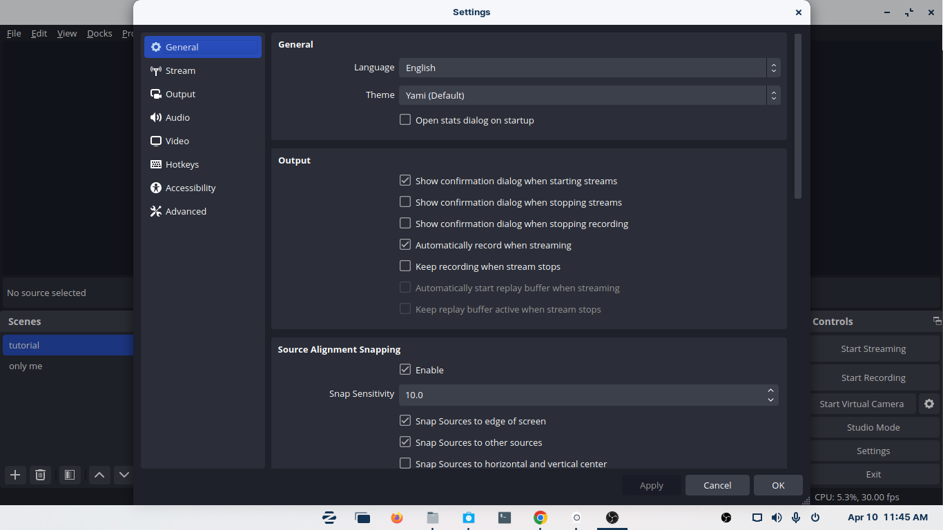 hide obs from screen capture option not available in linux · Issue #8705 · obsproject/obs-studio ...