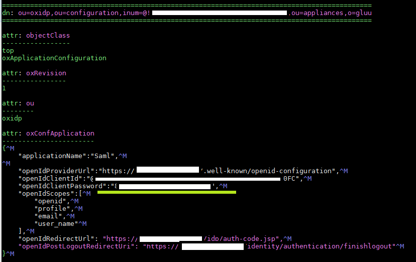 Upgrade: `openIdClientPassword` changing in 'oxidp' configuration · Issue #367 · GluuFederation ...