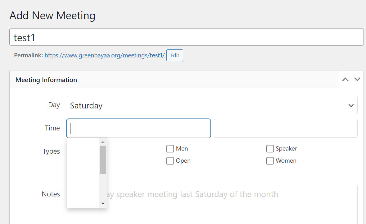 12 Step Meeting List (Meeting Time not Working) · Issue #333 · code4recovery/12-step-meeting ...