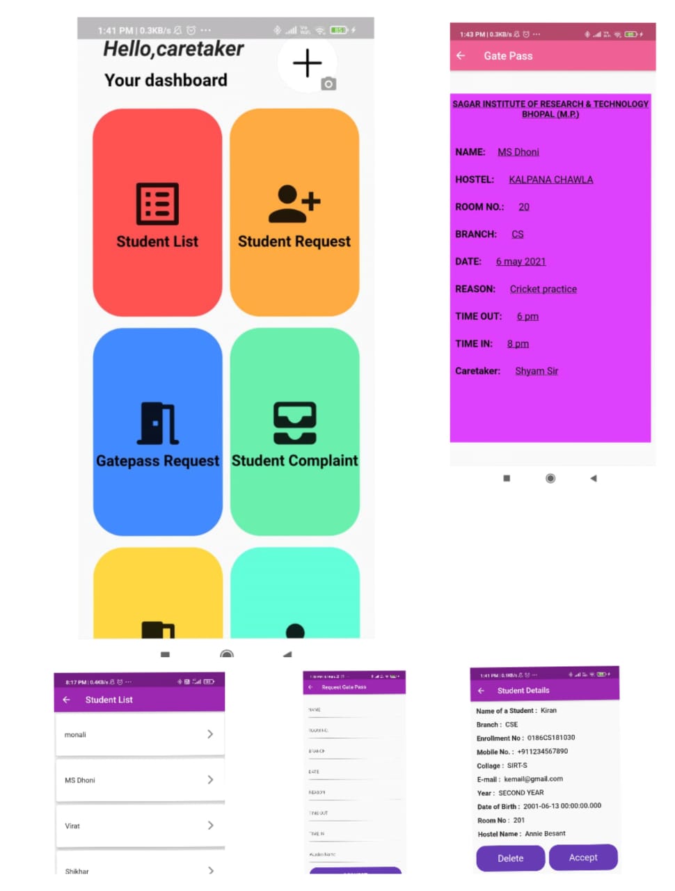GitHub - Shikhar-Pandey/Hostel-Space-Application: An Application ...