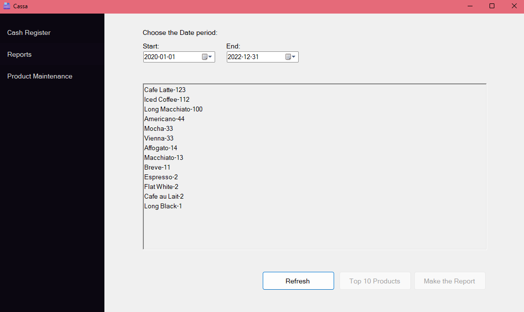 GitHub - Farka739/Cash-Register-System: The final project of the User Interface Programming ...