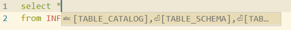Allow different formatting style when using IntelliSense to expand * into list of columns ...