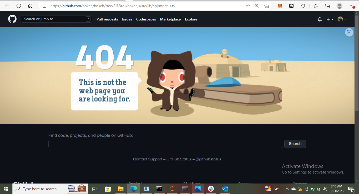 Bug Inaccesible Link · Issue 13016 · Bokehbokeh · Github