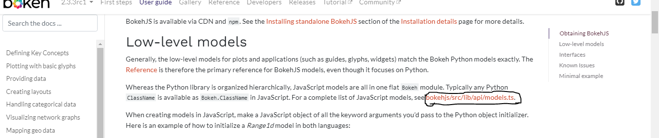 [bug] Inaccesible Link · Issue 13016 · Bokeh Bokeh · Github