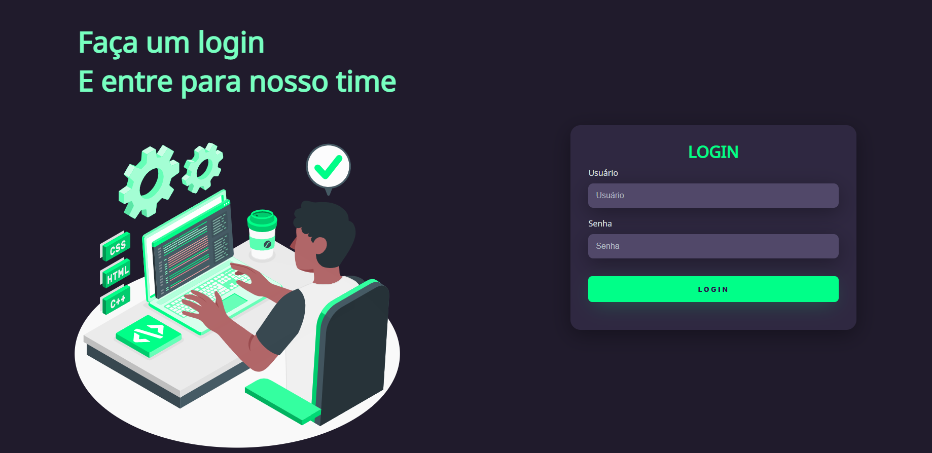 GitHub - Truer-Controller/Tema-Dark-HTML-Login: Uma tela de login agradável com o tema Dark ...