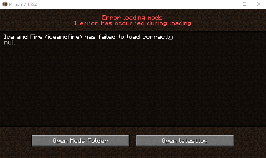 Game crashes while trying to launch · Issue #2812 · AlexModGuy/Ice_and ...