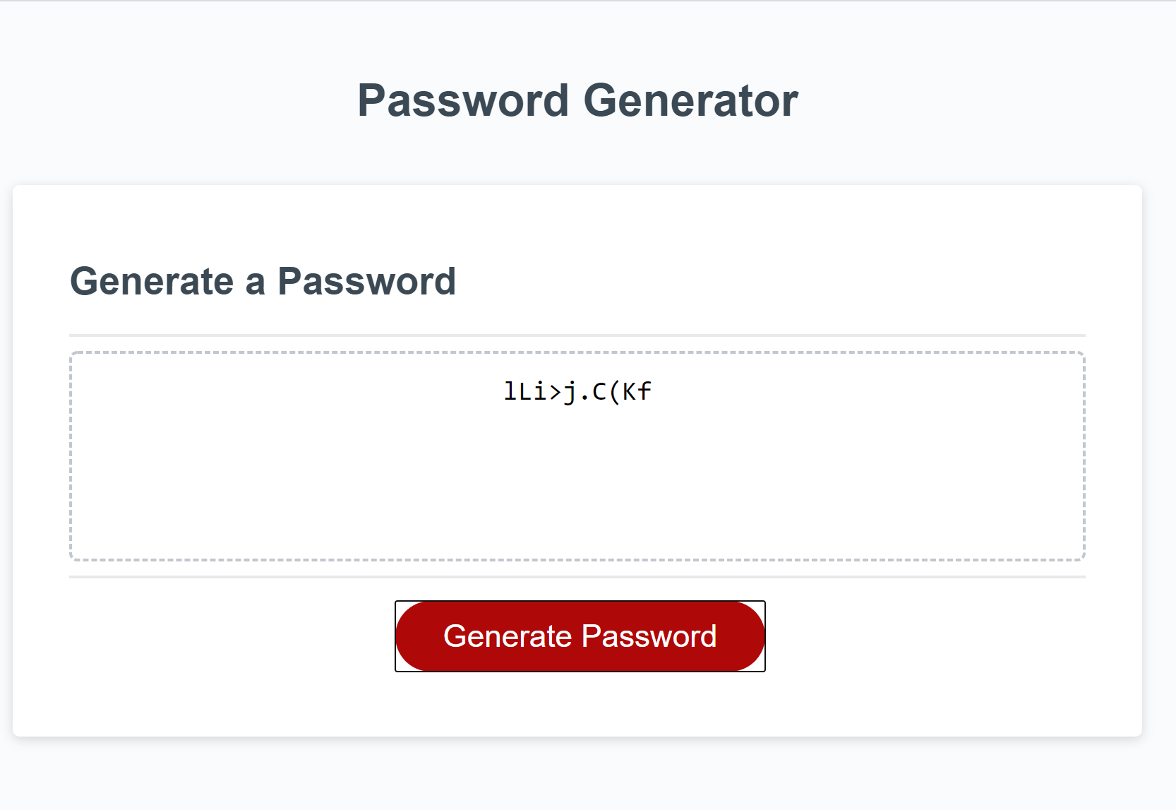 GitHub - ycthao/passwordgenerator