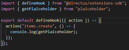 Registering custom hook extension fails when using plaiceholder package · Issue #11360 ...