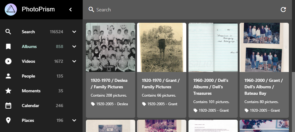 Albums: Viewers should have the same sort/search options as regular users · Issue #3767 ...