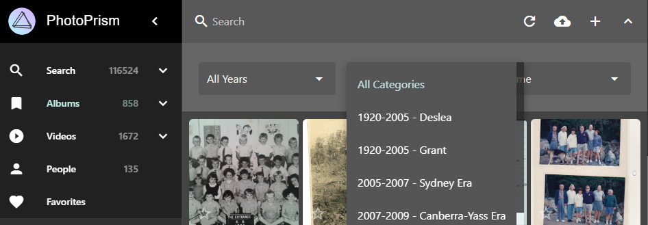 Albums: Viewers should have the same sort/search options as regular users · Issue #3767 ...