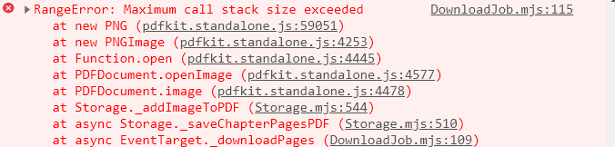 [Download as PDF] Maximum Call stack exceeded. · Issue #5450 · manga-download/hakuneko · GitHub