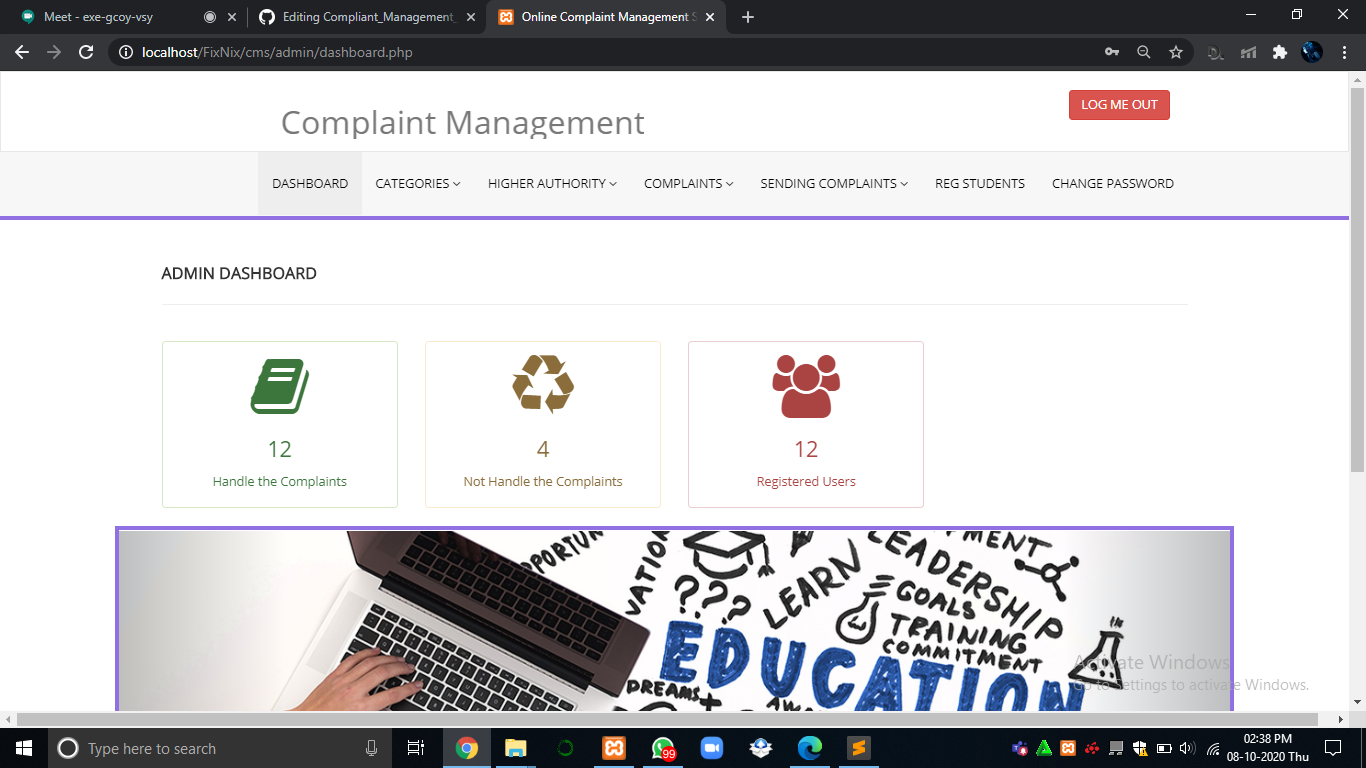 GitHub - Yasini2001/Complaint_Management_System